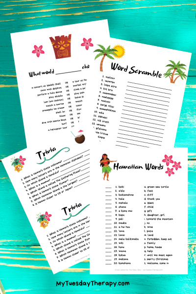 Luau Printables - 50+ Pages of Hawaiian Fun