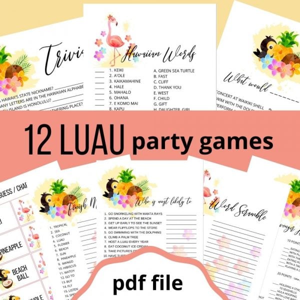 19 Fun and Festive Luau Party Games and Activities
