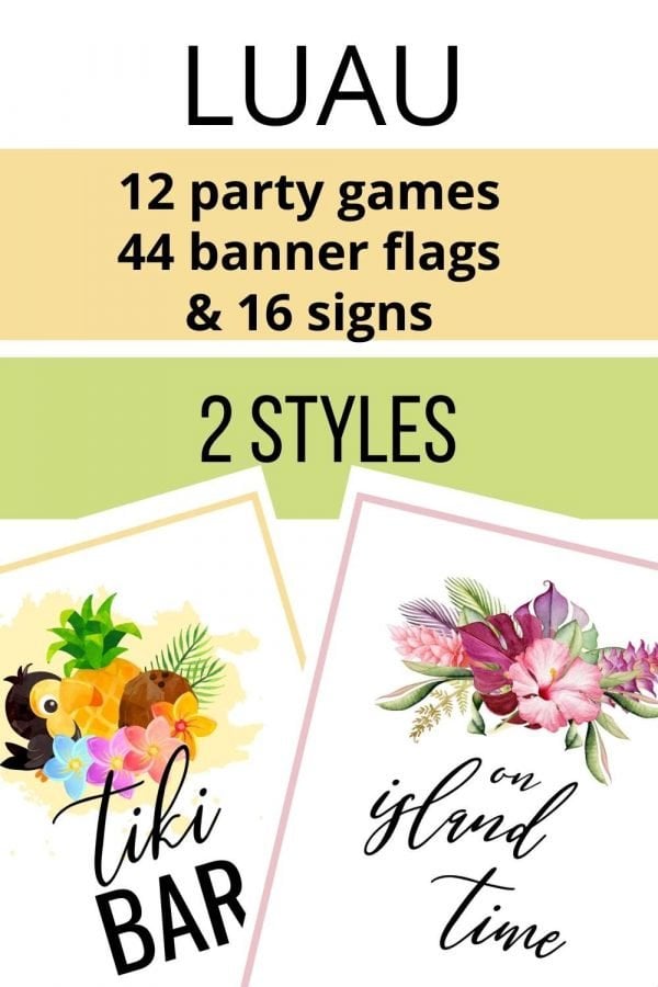 Luau Printables - 50+ Pages of Hawaiian Fun