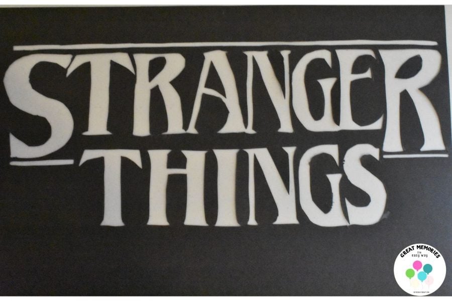 Stranger Things Sign DIY (It has lights!)
