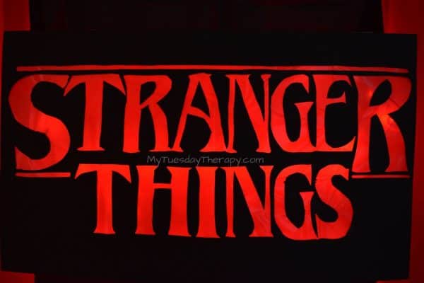Stranger Things Sign DIY (It has lights!)