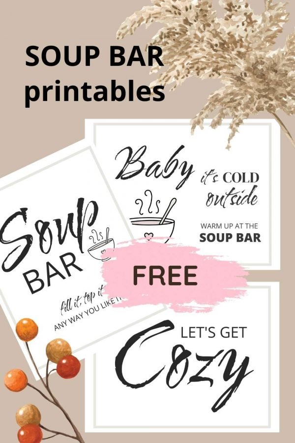 Delicious Soup Party Ideas (Soup bars are the best!)